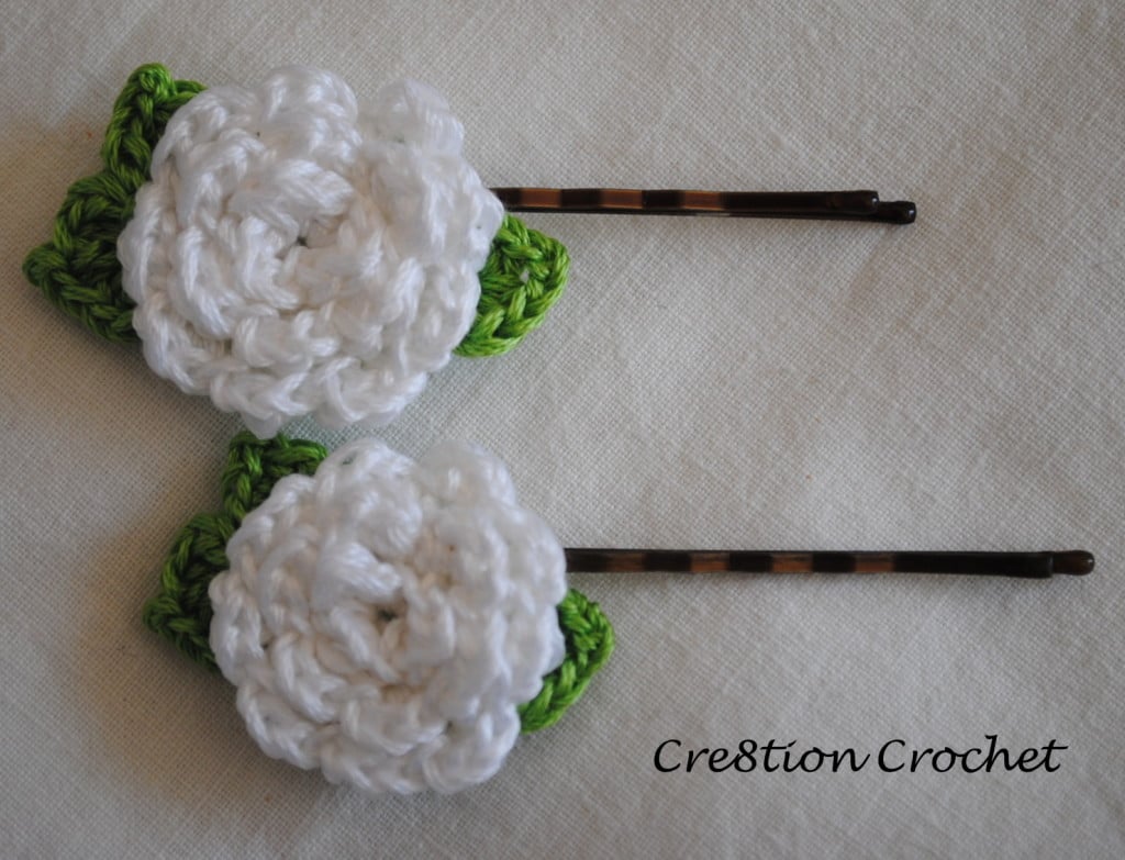 Flower Pin Free Crochet Pattern