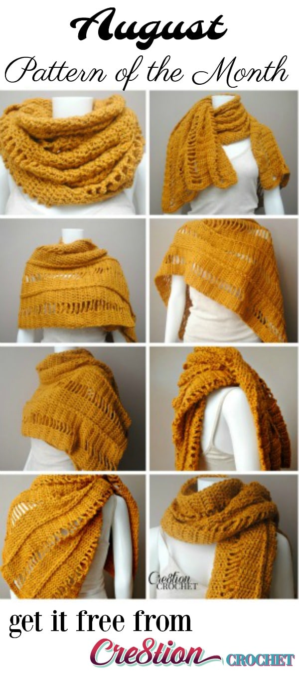 August 2017 Pattern of the Month - Cre8tion Crochet