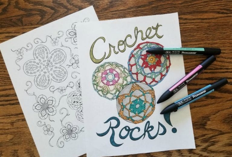 Free Crochet Coloring Pages - Cre8tion Crochet