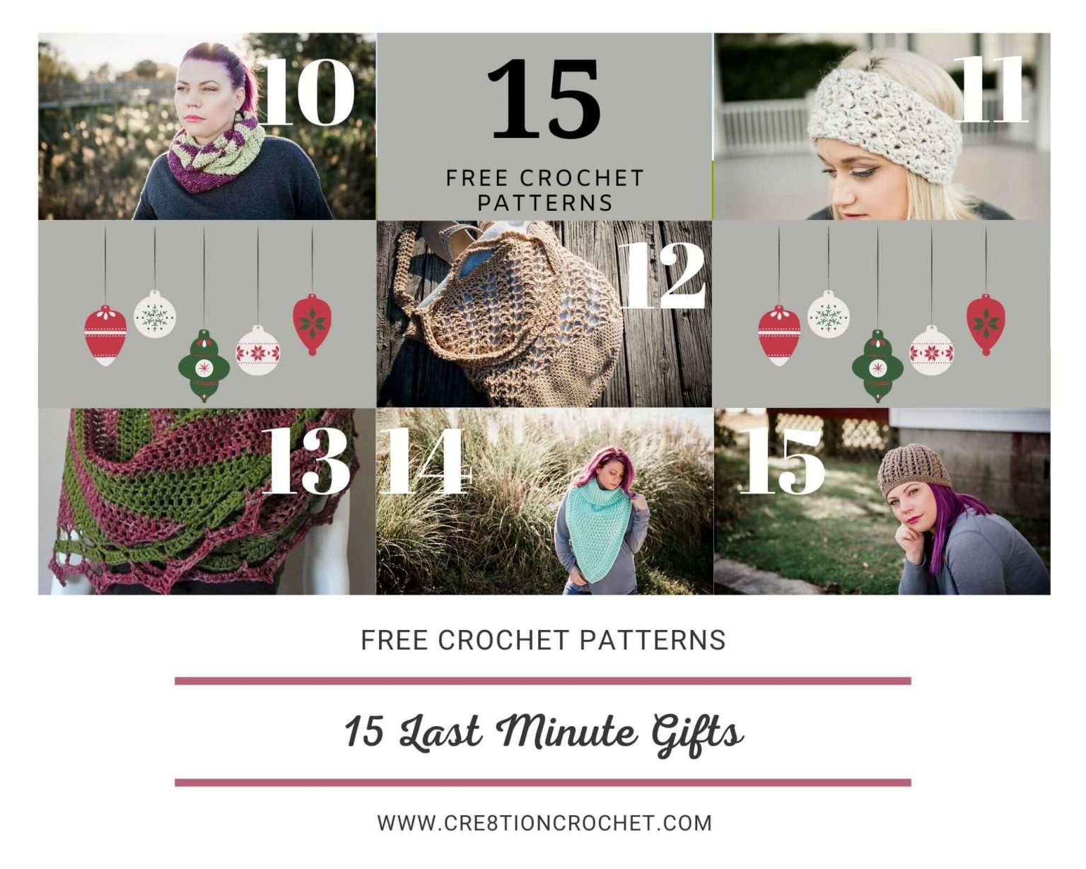 15 Last Minute Gifts Free Crochet Patterns - Cre8tion Crochet