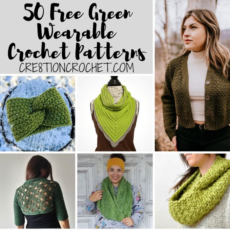 50 Free Wearable Crochet Patterns for Cotton Blends - Cre8tion Crochet